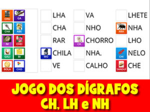 Jogo dos dígrafos - CH LH e NH