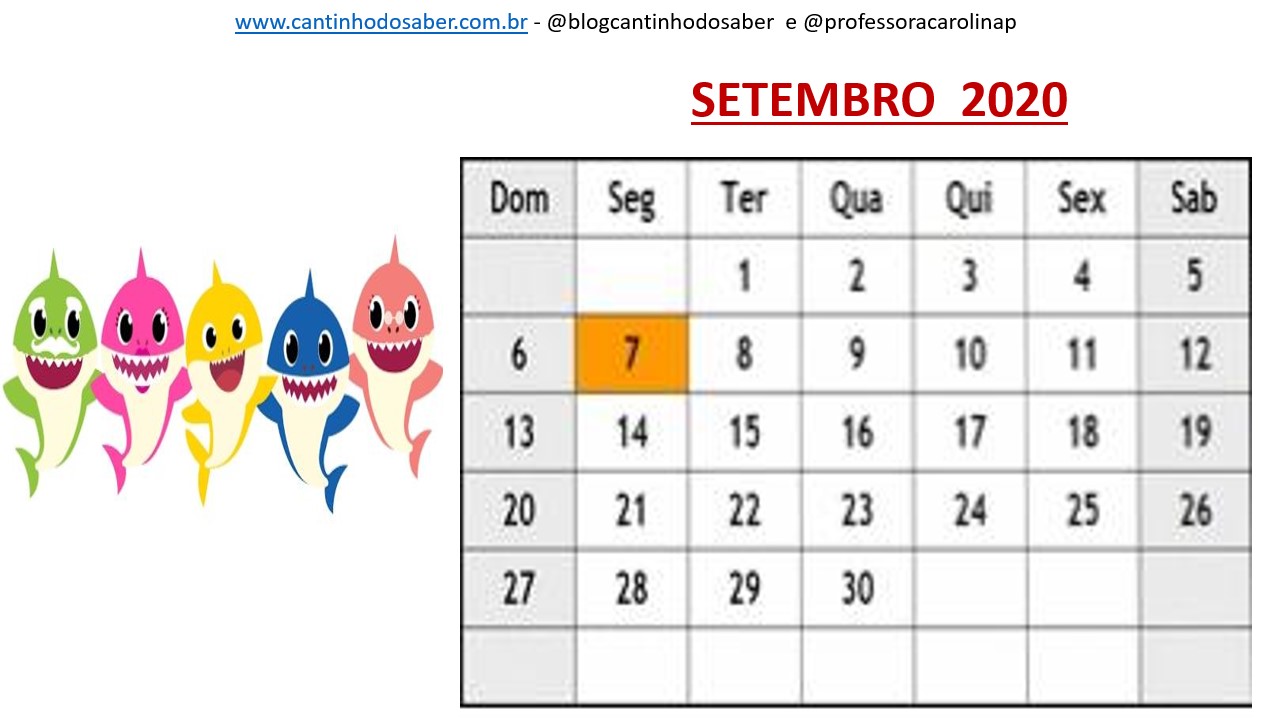 Arquivos Calendário 2020 do Baby Shark pronto para imprimir ...
