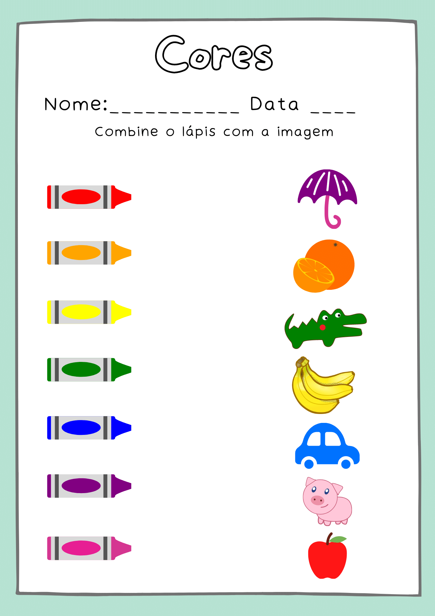 Tarefinha Para Educação Infantil - FDPLEARN