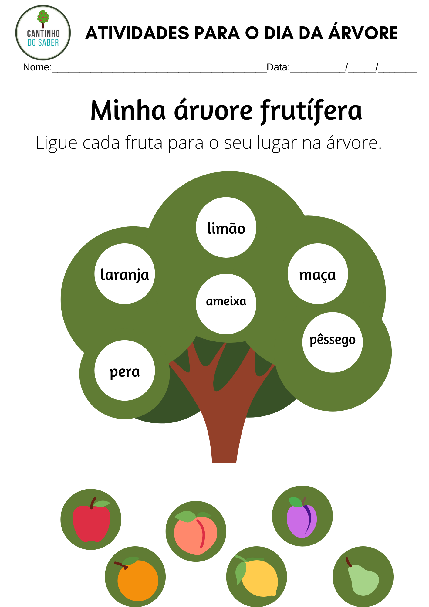 Atividade Da Arvore Educação Infantil - RETOEDU