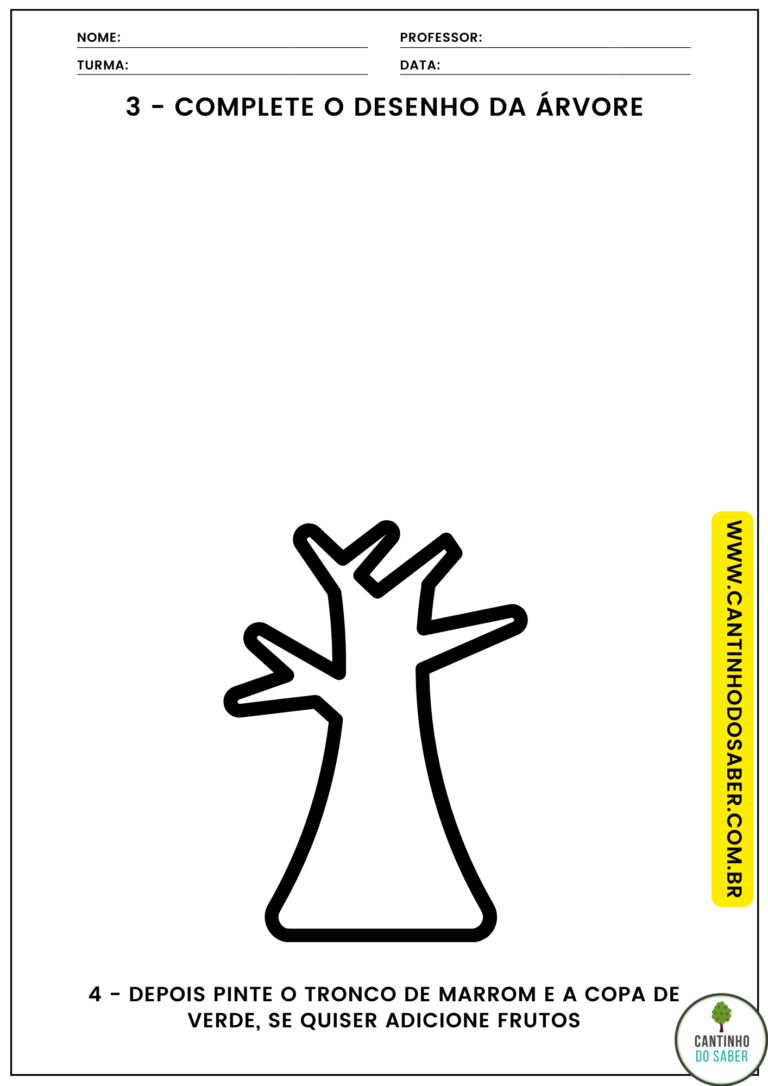 ATIVIDADES PARA O DIA DA ÁRVORE