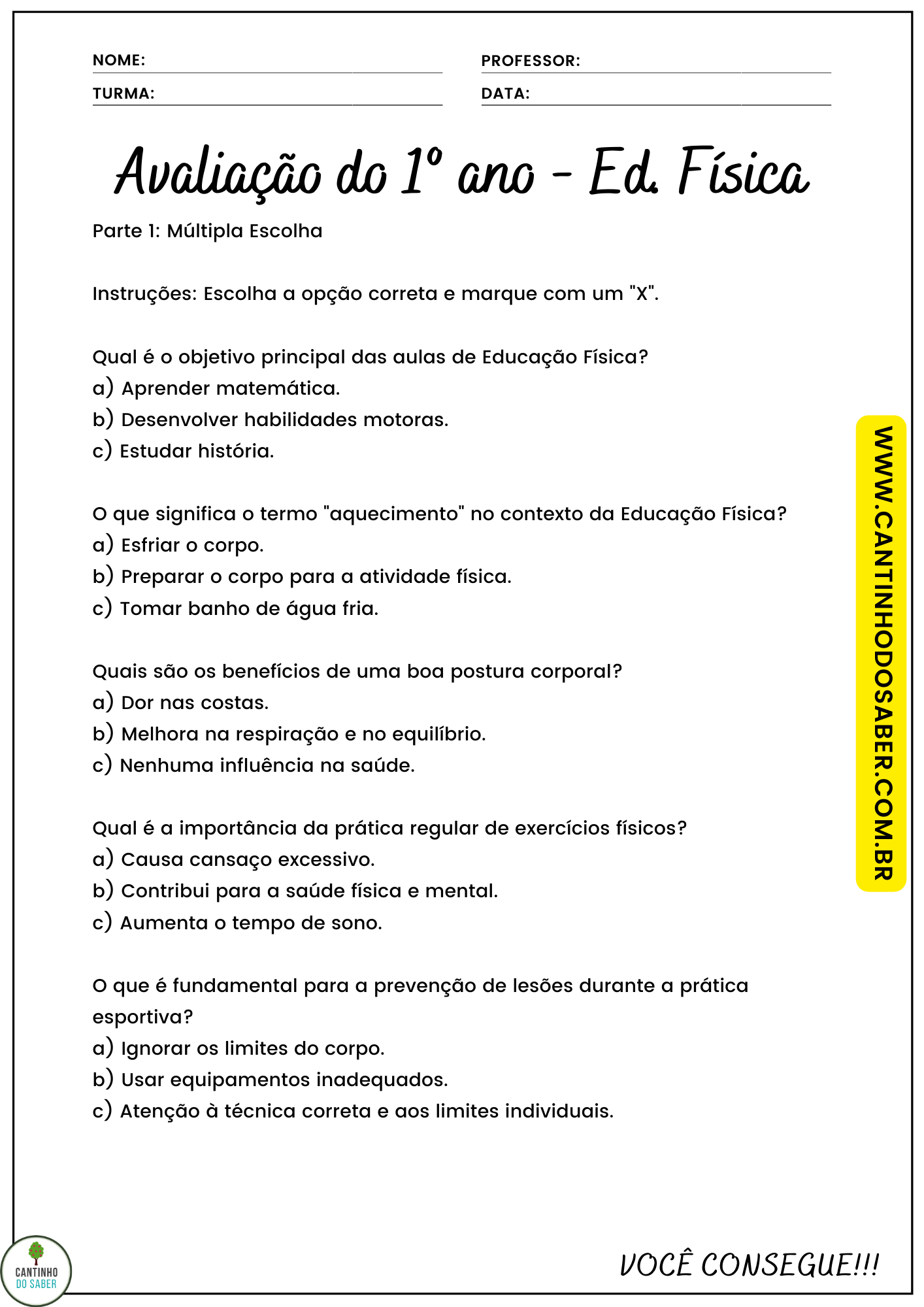 Prova De Fisica 1 Ano 2 Bimestre - RETOEDU