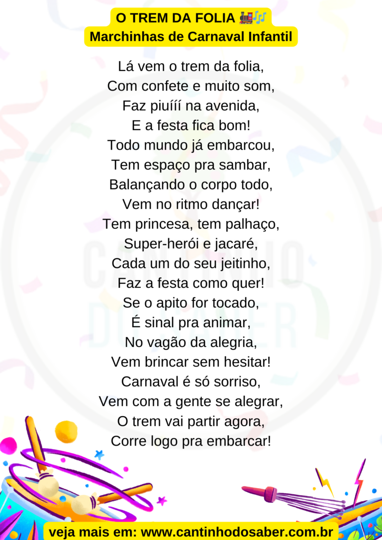 Arquivos marchinhas de carnaval para crianças - Atividades para a ...